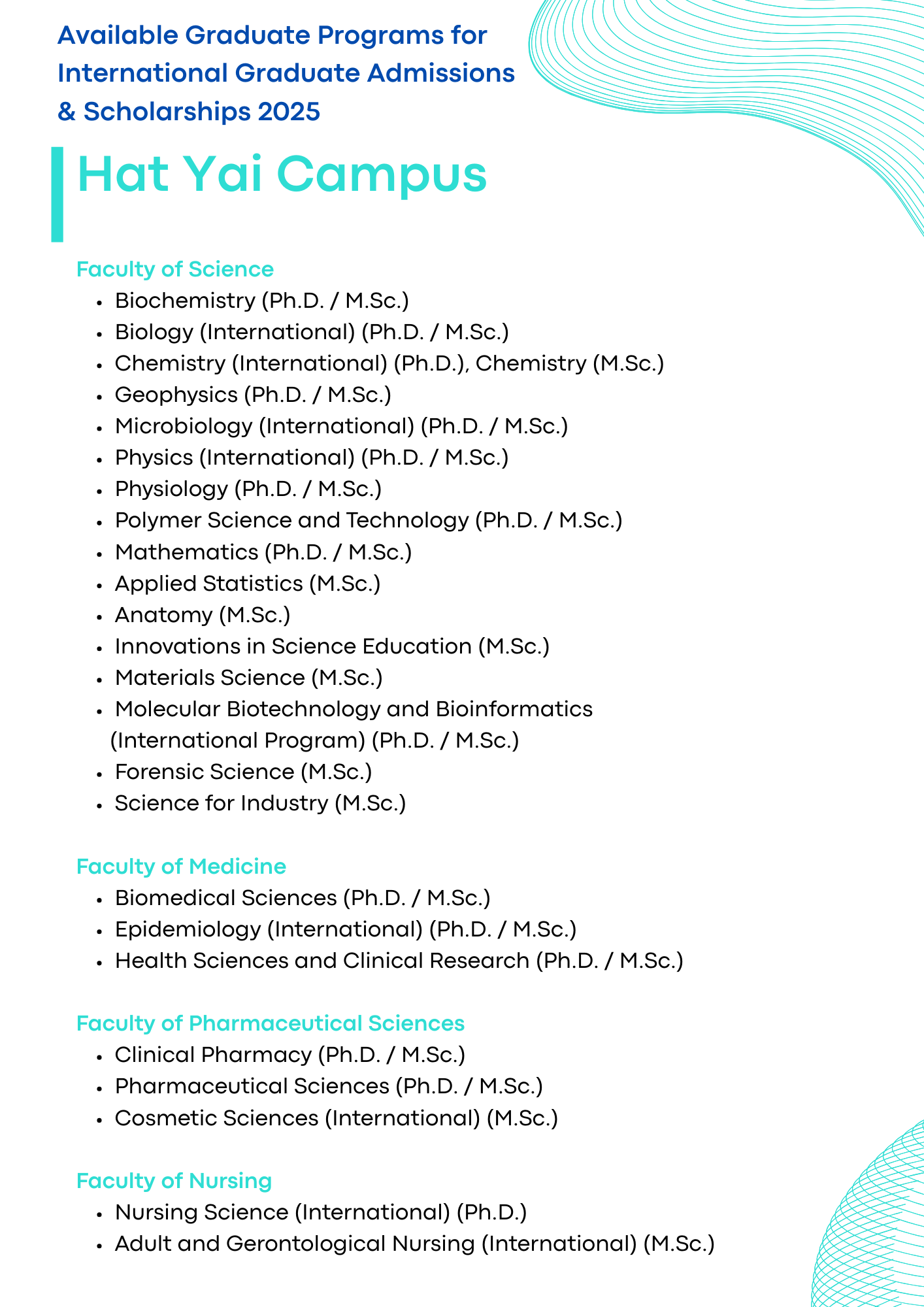 International Graduate Admission and Scholarship 2025 - Admission PSU